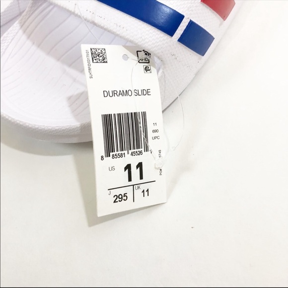 adidas | Shoes | Adidas Iconic Duramo Slide In Red White And Blue ...